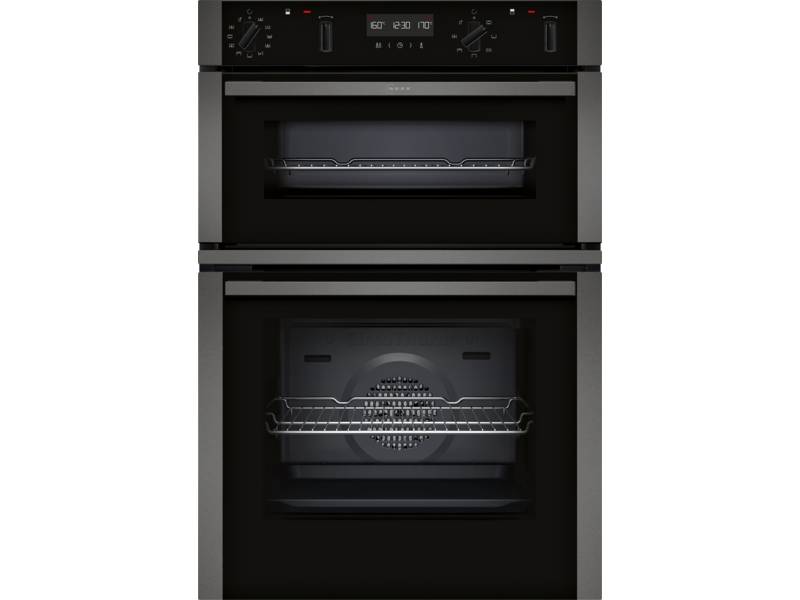 Neff N50 U2ACH7AG7B Pyrolytic Double Oven, Graphite Grey