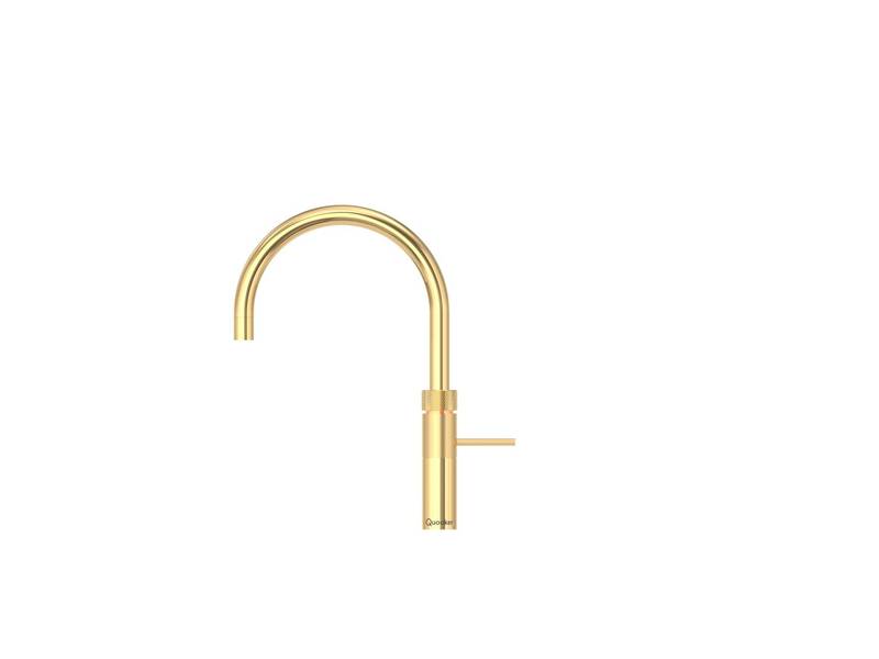 Quooker Fusion Round Gold 3in1 Boiling Water Tap | Magnet
