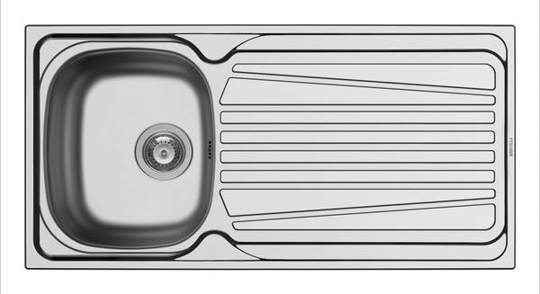 SPARTA 100X50 1B1D SS SINK | Magnet