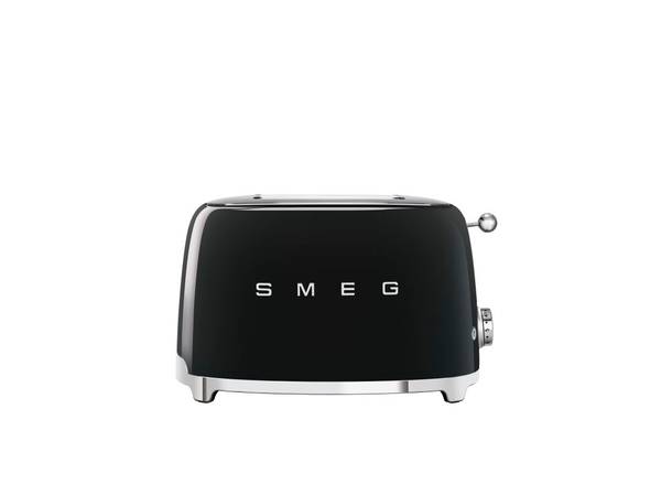 Smeg TSF01BLUK Two Slice Toaster in Black | Magnet