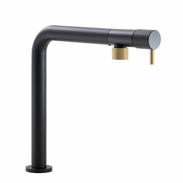 Agilis Single Lever Tap Black and Brass
