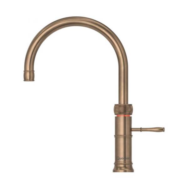 Quooker Classic Fusion Round 4in1 Boiling Tap Patinated Brass + Pro3 ...