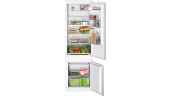 Bosch Series 2 KIV87NSF0G Integrated 70/30 Fridge Freezer with Sliding ...