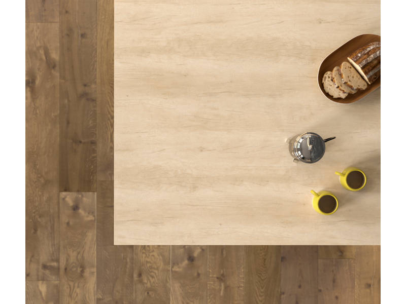 Light oak laminate worktop