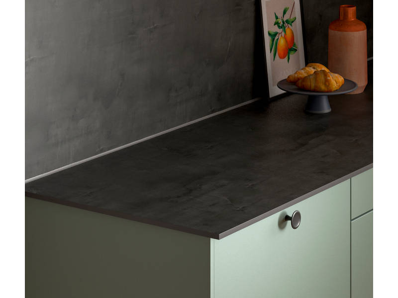 Charcoal compact laminate worktop