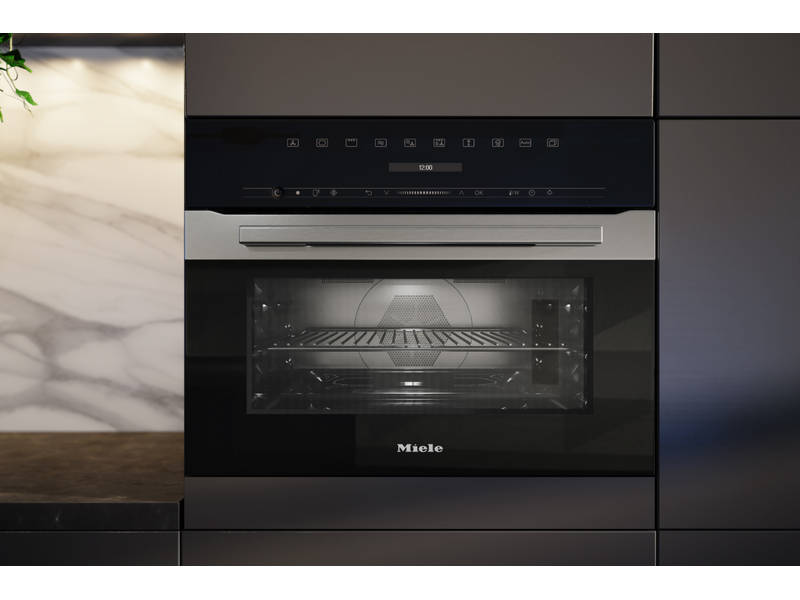 Miele H7240 BM Steam Combi Oven - Obsidian Steel | Microwaves NEW